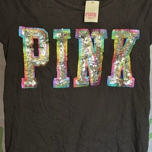 PINK Victoria's Secret | Tops | Pink Victorias Secret Shimmering ...